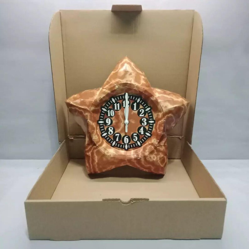 Star Clock DIY Papercraft Template KC 3 - Etsy
