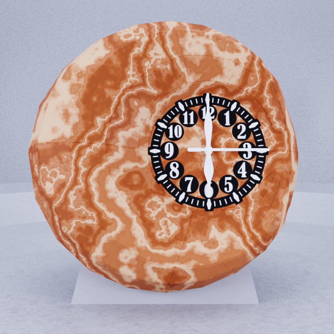 Moon Clock DIY Papercraft Template KC 4 - Etsy