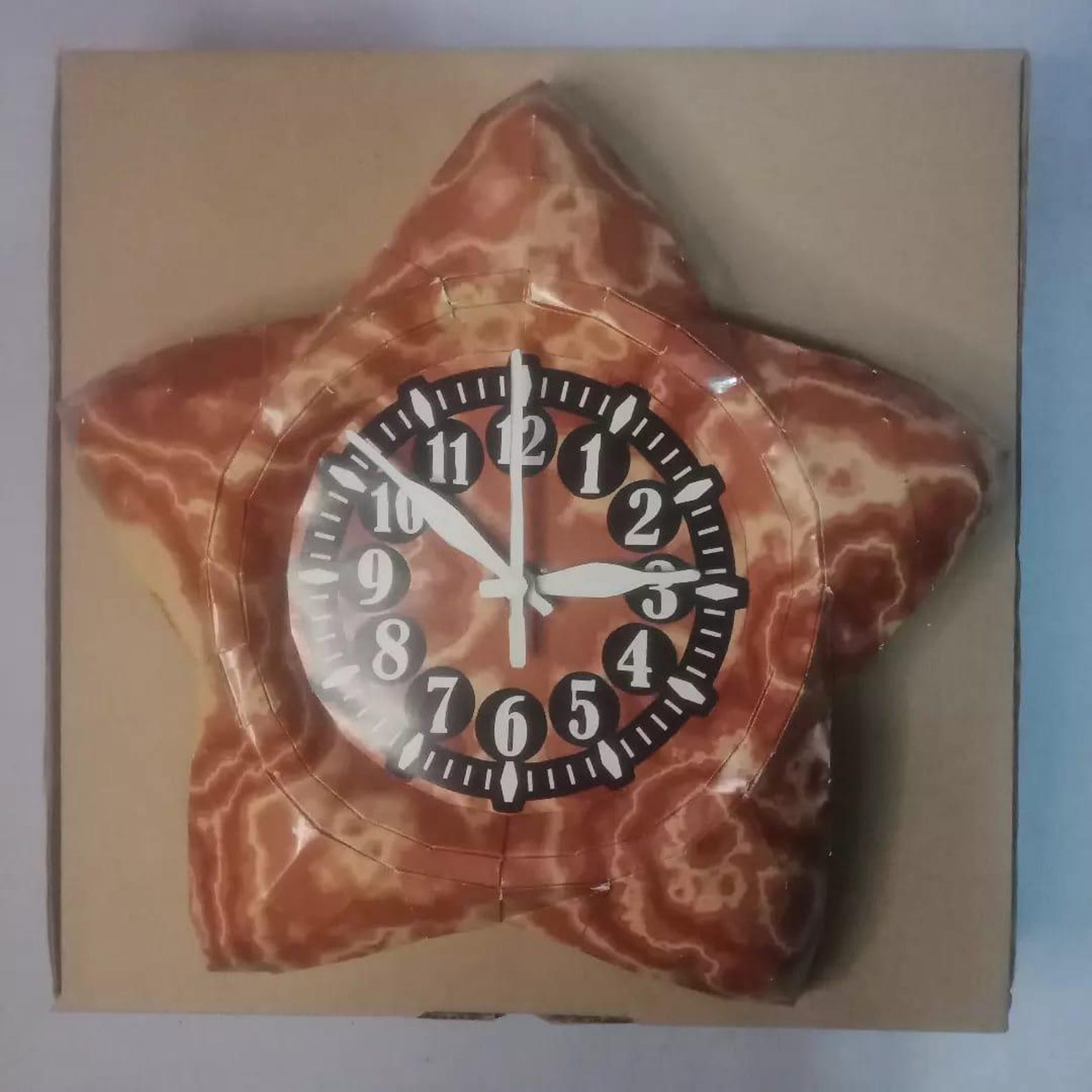 Star Clock DIY Papercraft Template KC 3 - Etsy