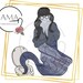 Crying Myrtle in the Toilet, Ghost Embroidery Design - Wizarding School ...