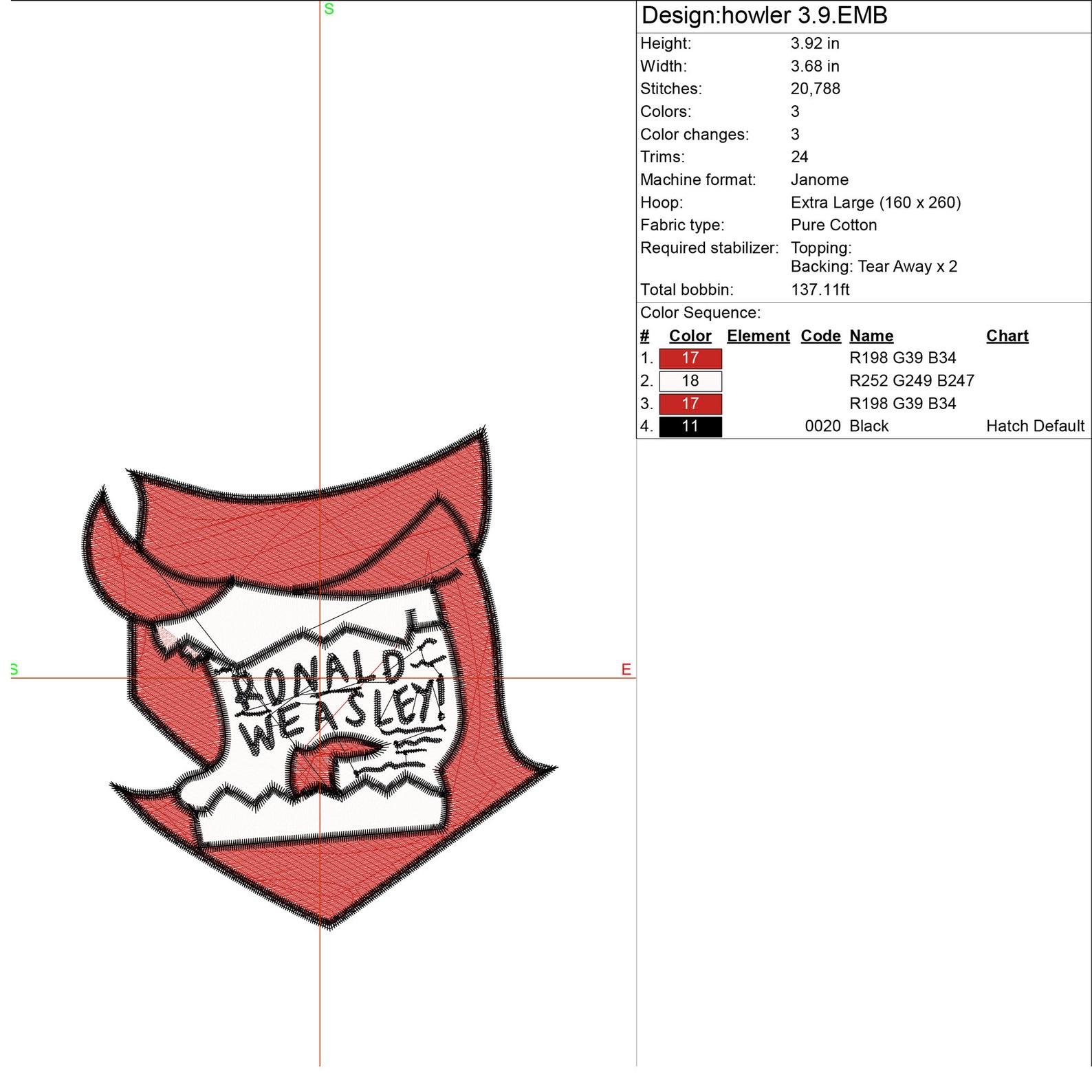 Ron's Red Howler Magical Letter Embroidery Design - Etsy