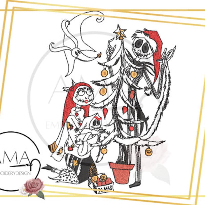 Jack and sally christmas tree - Etsy.de
