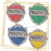 School Prefect Badges Embroidery Design - Wizarding School for Witches ...