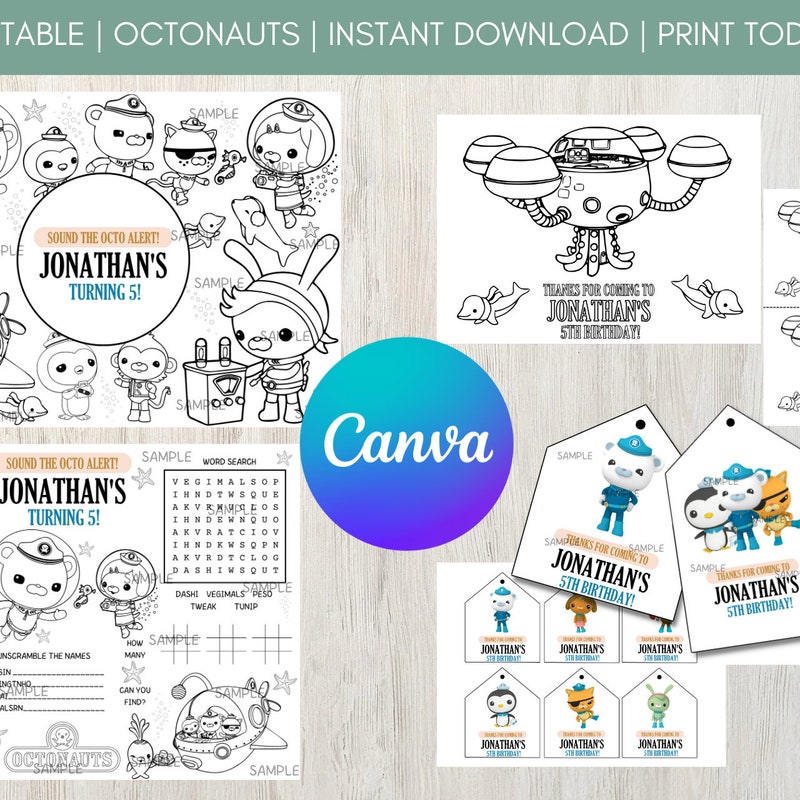 Octonauts Stickers - Etsy