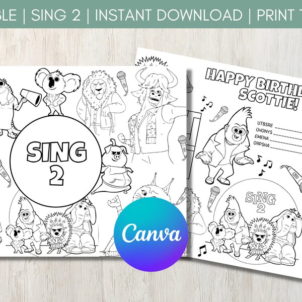 Sing Movie Party - Etsy