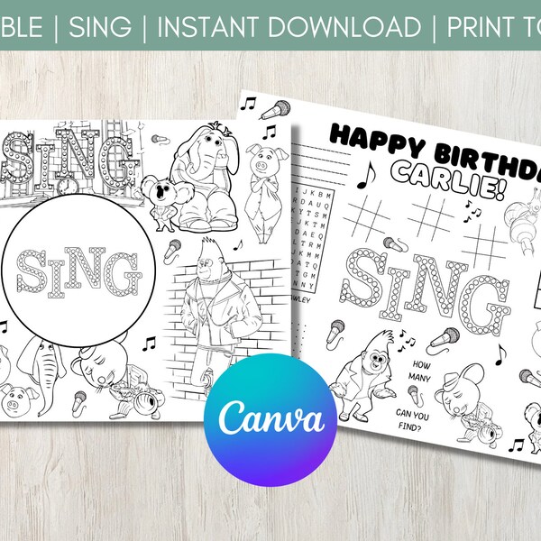 Sing Movie Svg - Etsy