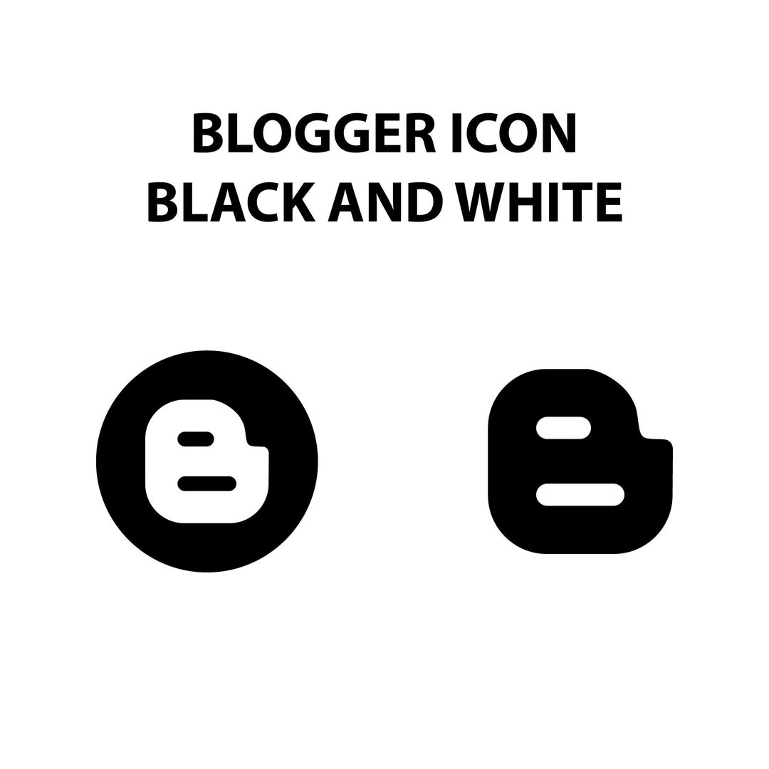 Blogger SVG Social Media SVG Social Media Icon Blogger - Etsy