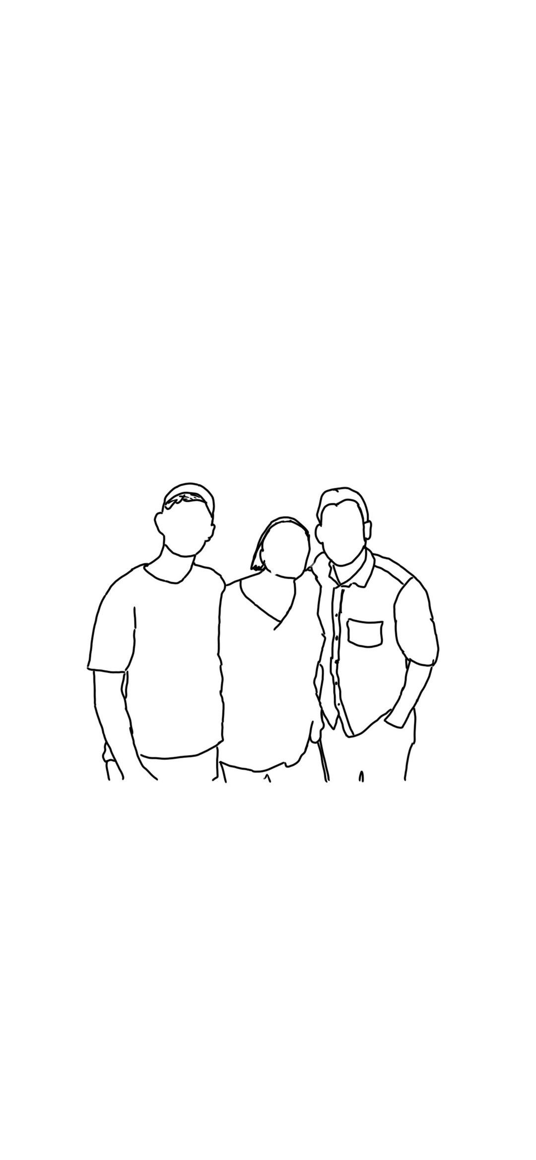 Multiple People Line Art - Etsy