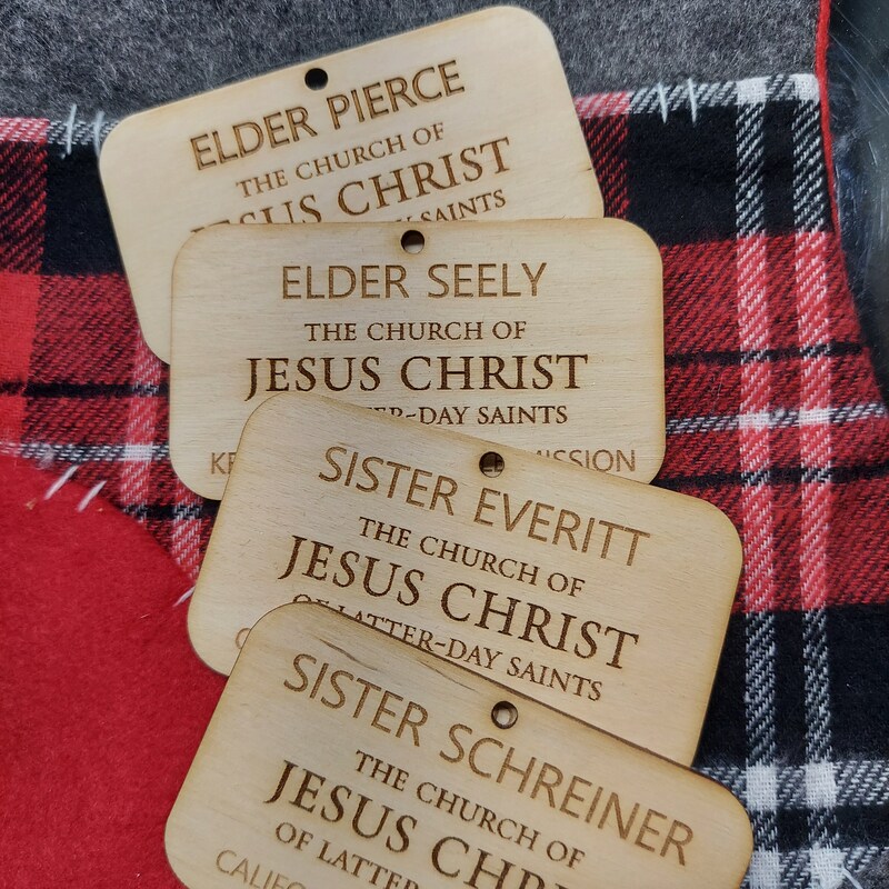 Lds Missionary Name Tag - Etsy