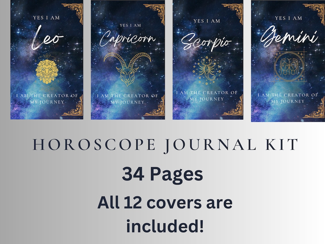 Horoscope Journal Kit Printable - Etsy
