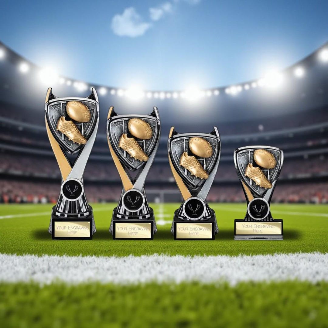 Rugby Trophy | 4 Sizes | Male & Female | Free Engraving - Etsy
