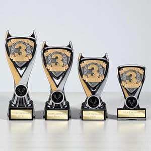 1st 2nd 3rd Place Trophies | Free Engraving | 4 Sizes Available | - Etsy