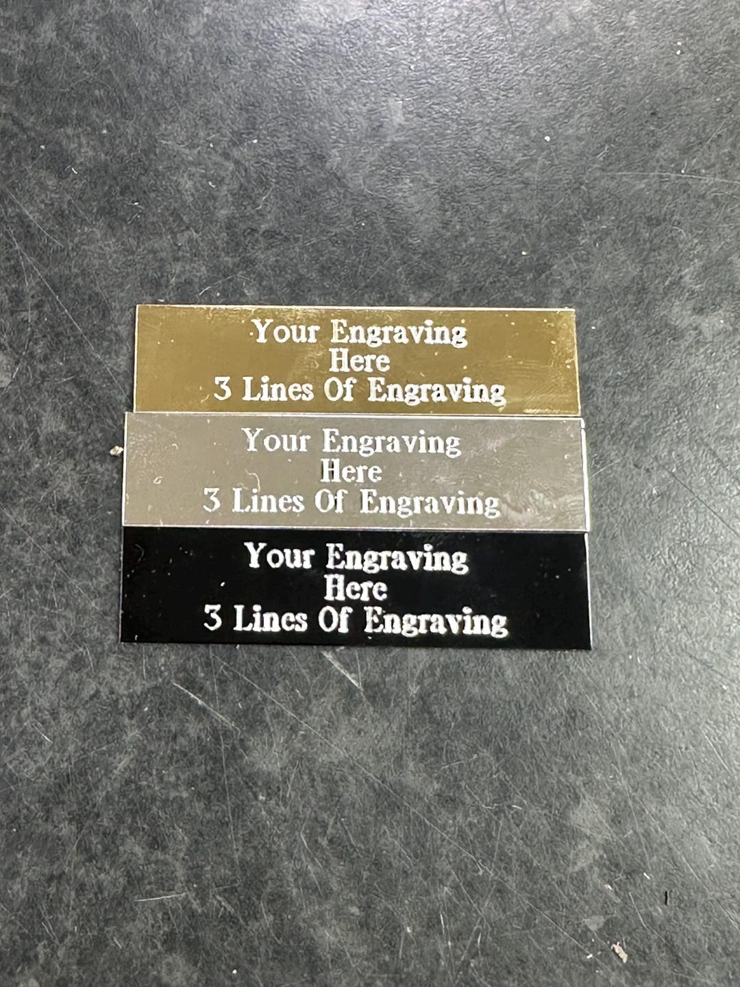 Personalised Trophy Engraving Plate 63mm X 15mm - Etsy