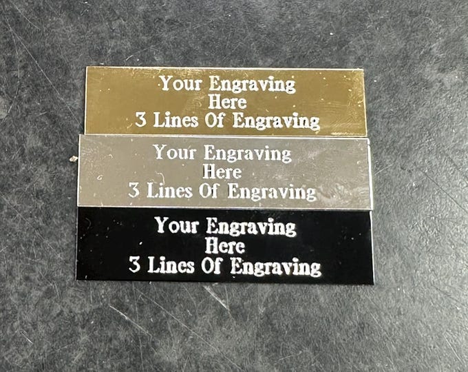 Personalised Engraved Trophy Plate, Metal Engraved Plate Personalised ...
