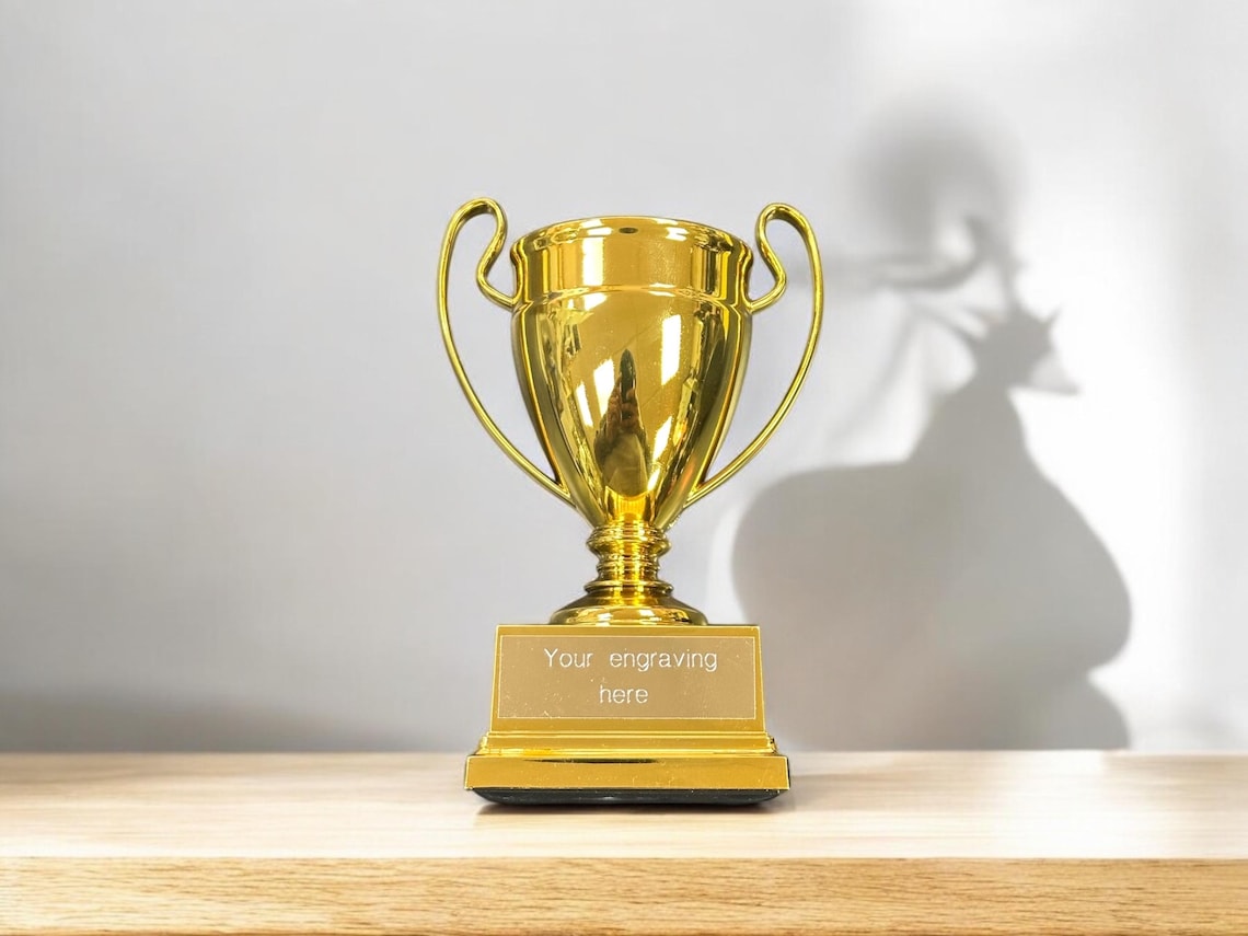 Personalised Gold Silver Bronze Trophy, Free Engraving - Etsy