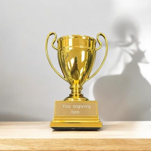 Personalised Gold Silver Bronze Trophy, Free Engraving - Etsy