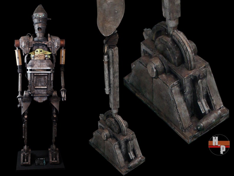 Life-size IG-12 Legs, Feet & Base EVA Foam Template Pattern | the ...