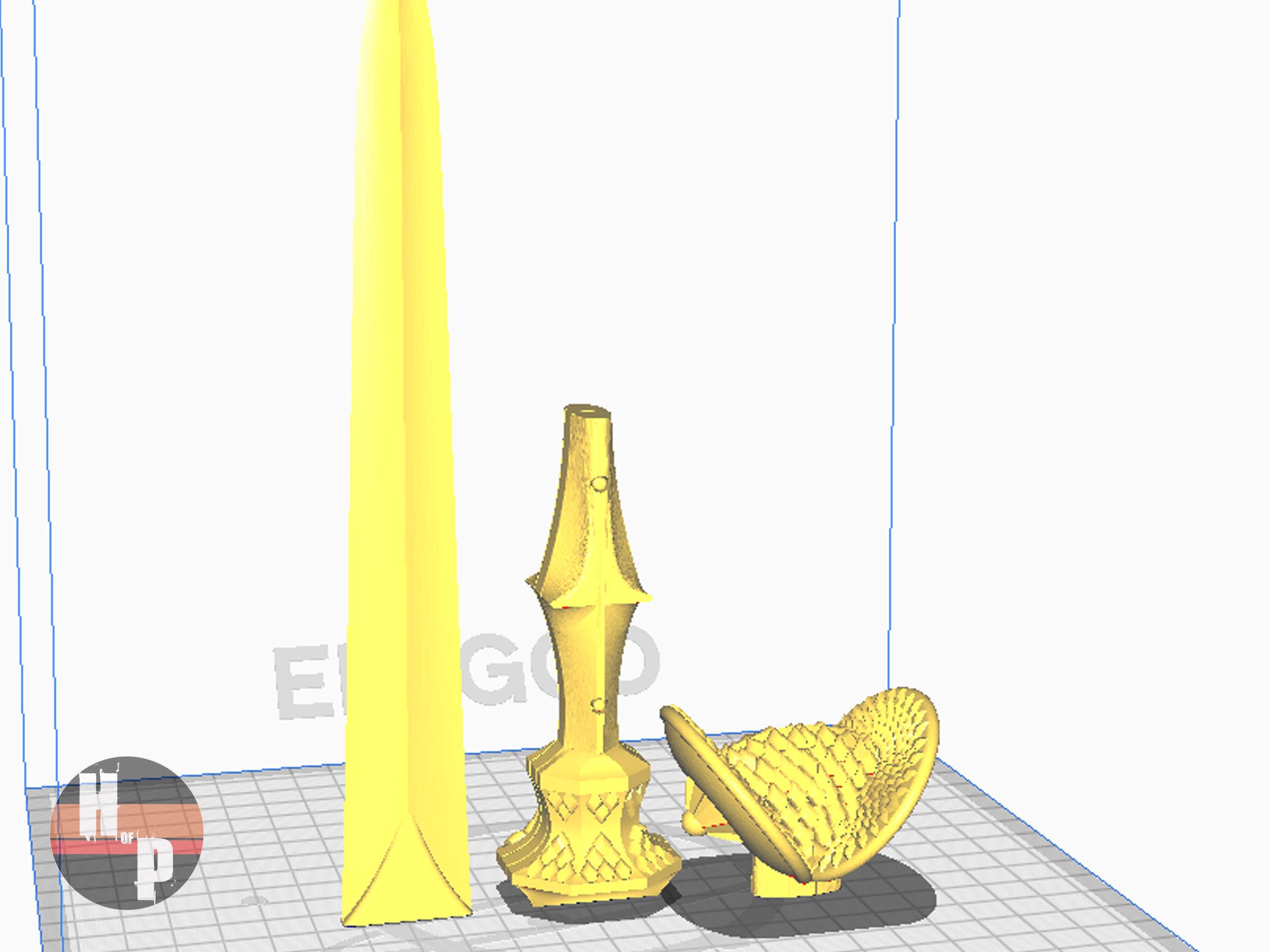 Daemon Targaryen Dagger 3D Print Files Kit From House of the Dragon ...