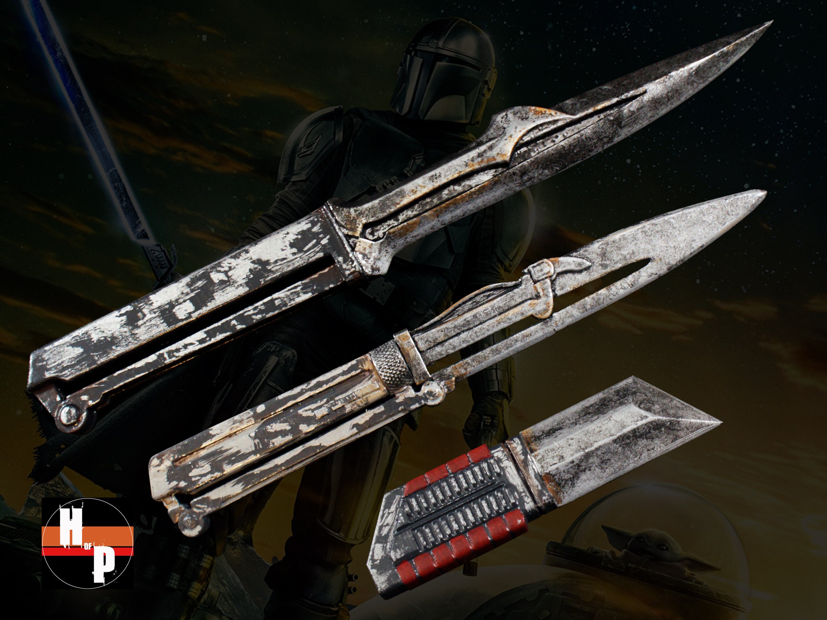 The Mandalorian Vibroblade / Knives Kit 3 Different Styles Included - Etsy