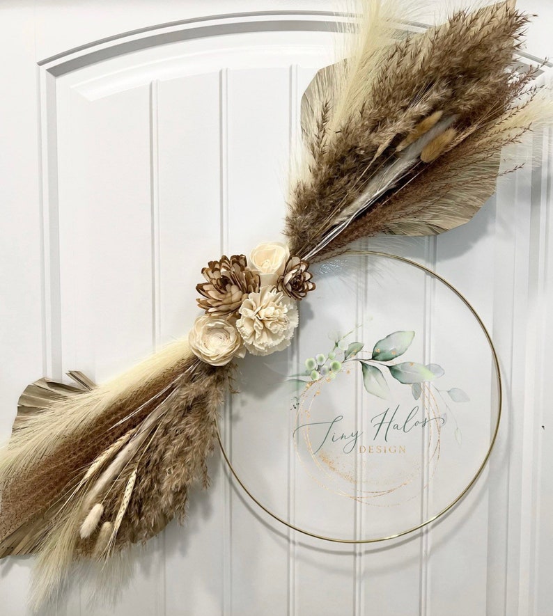 Bohemian Wreath Year Round Wreath Boho Wreath Hoop Wreath | Etsy