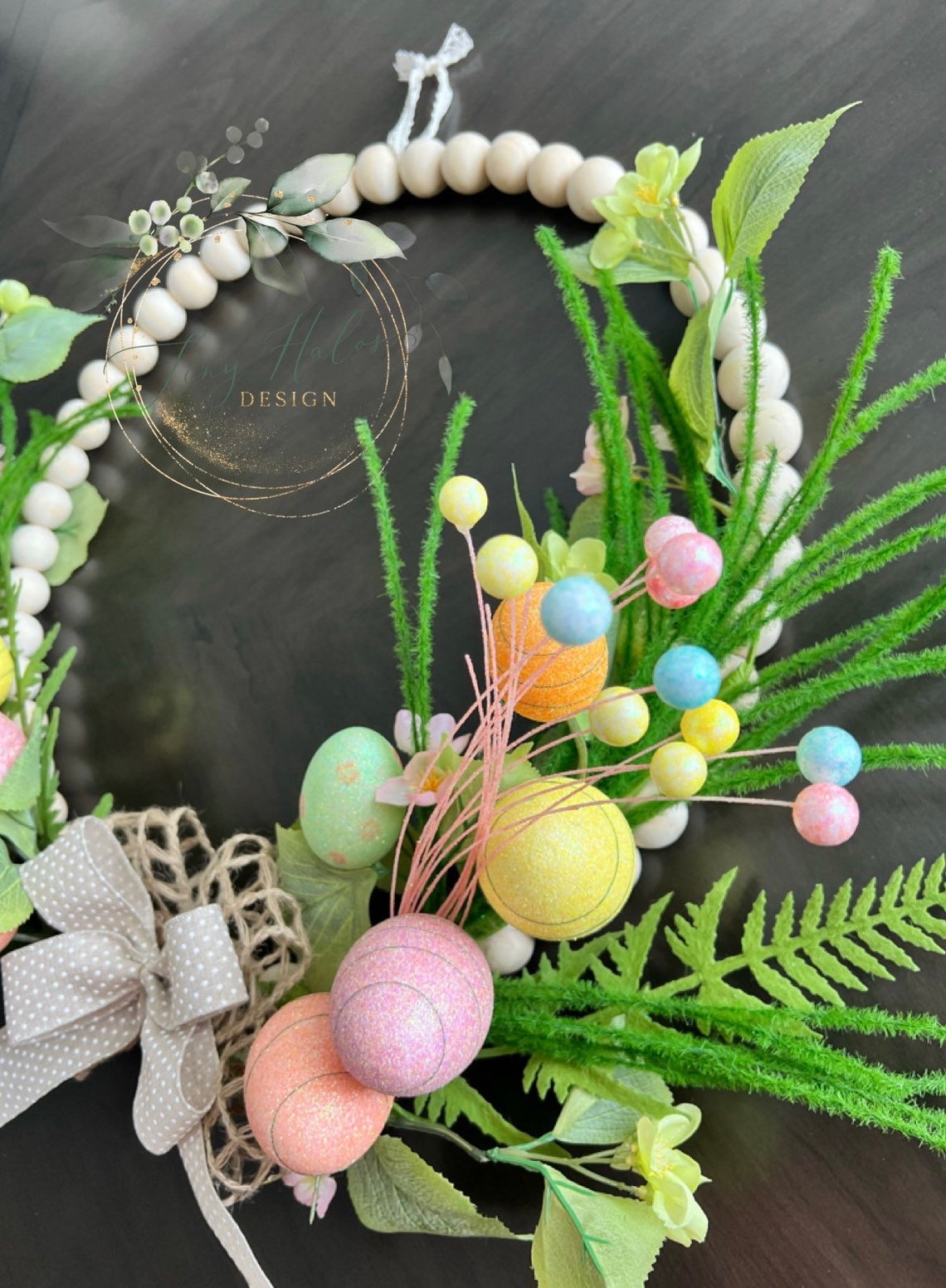 Easter Wreath, Easter Hoop Wreath, Spring Wreath, Easter Canvas Wreath ...