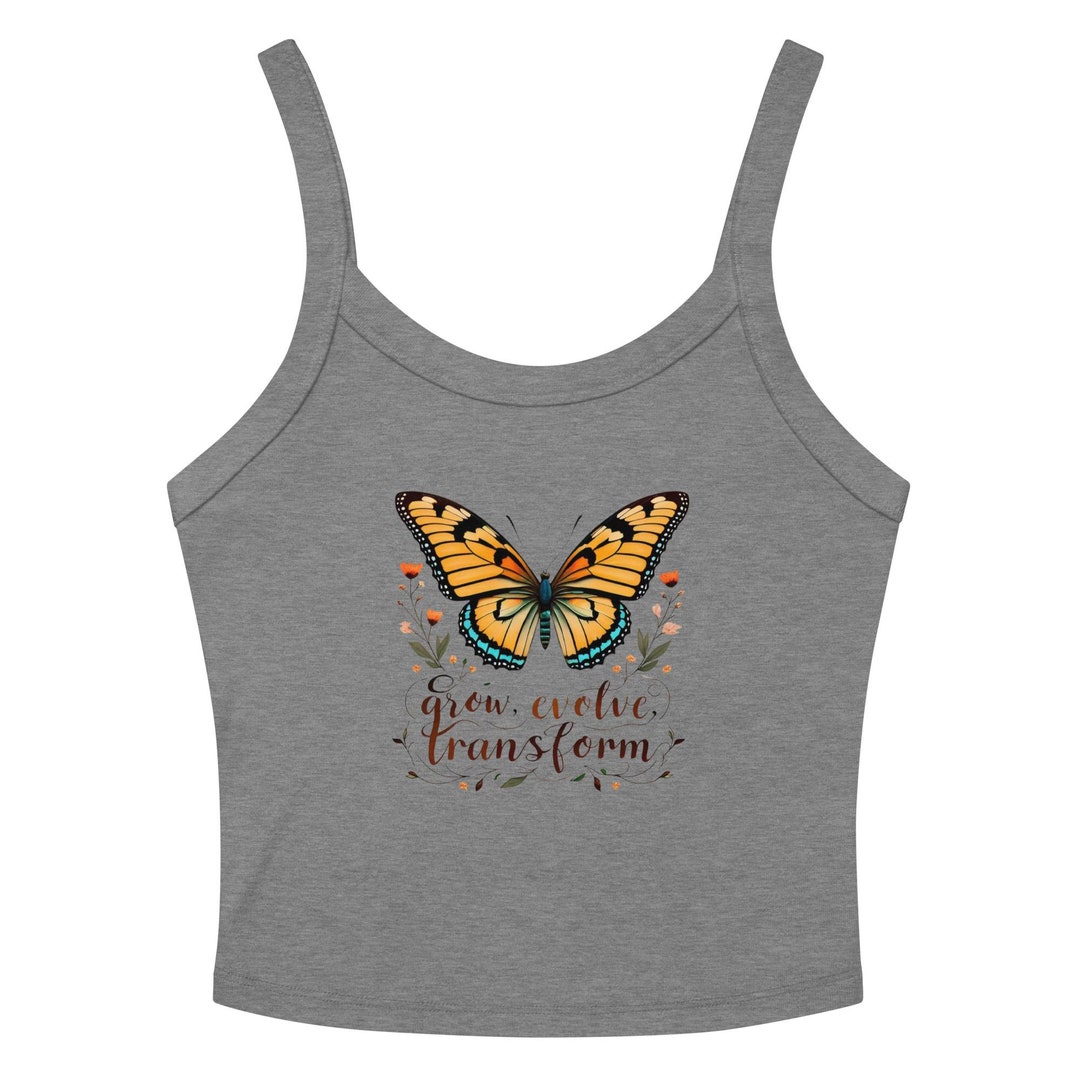 Grow, Evolve, Transform Butterfly Women's Relaxed Cotton Bohemian ...