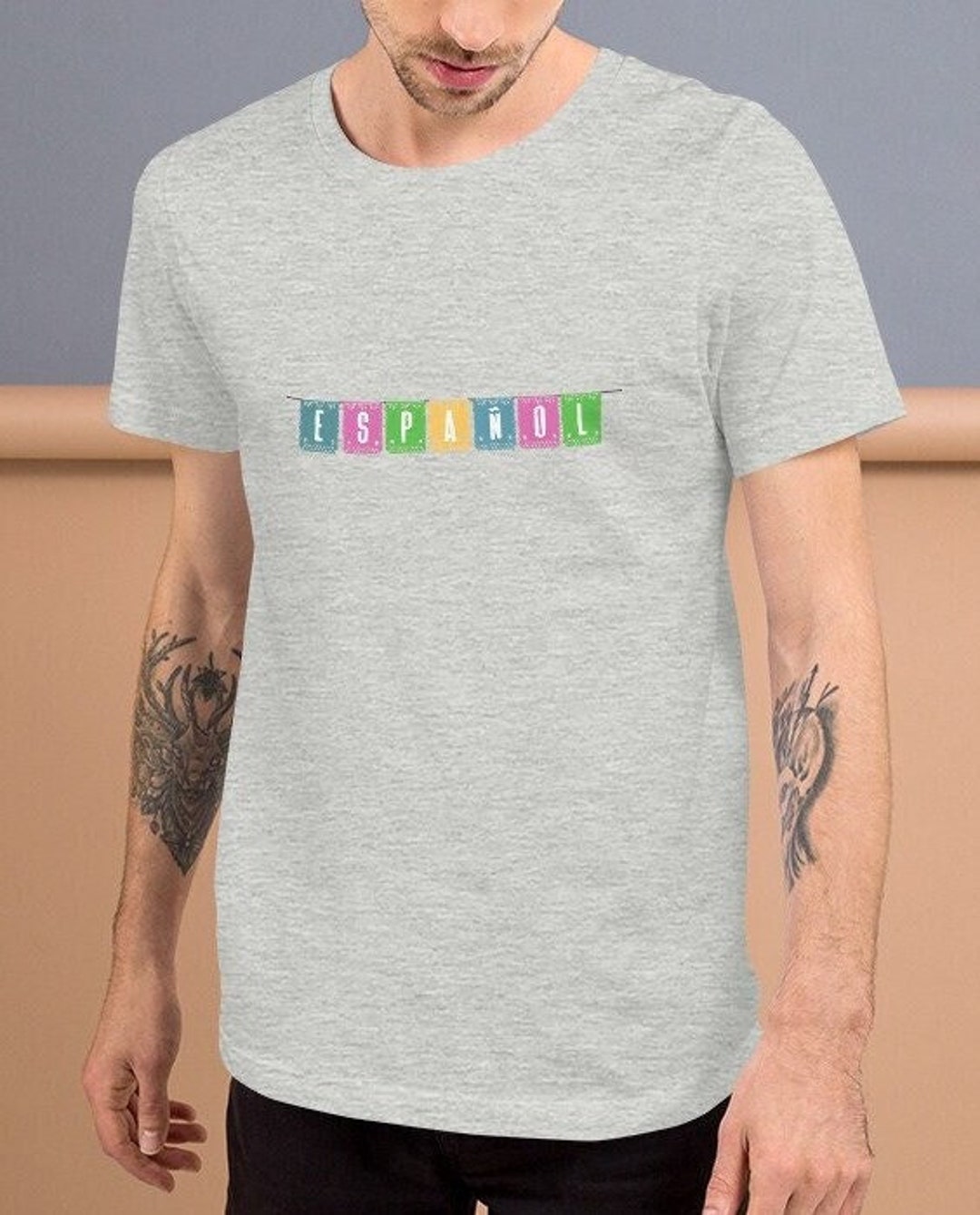 Teacher, Spanish Tshirts, Maestra Shirt, Papel Picado Bilingual Tee ...