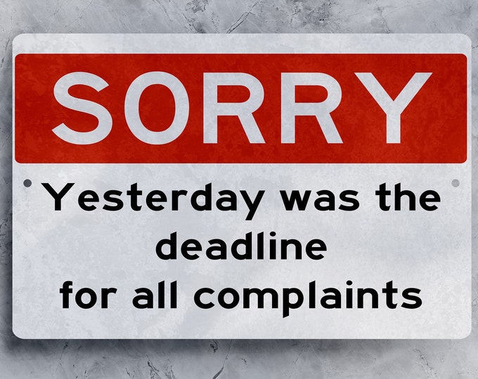 Complaint Department Sign, Mouse Trap Sign, Customer Service Sign ...