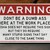 Metal Warning Sign, Do Not Dumb Here, No Dumb Area, Funny Sarcastic ...