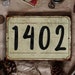 Rustic Farmhouse Yard Sign Address - Personalized House Numbers Plaque ...