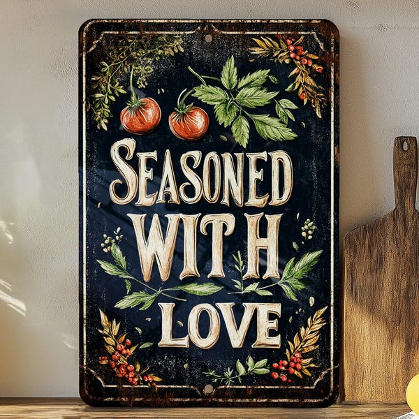 Vintage Kitchen Sign - Etsy
