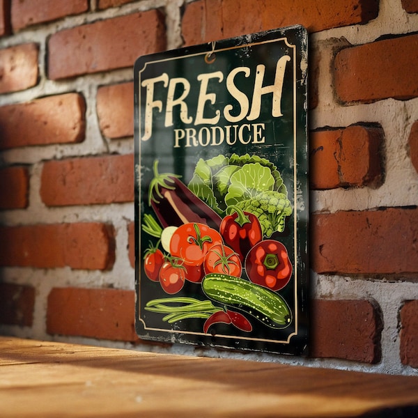 Produce Signs - Etsy