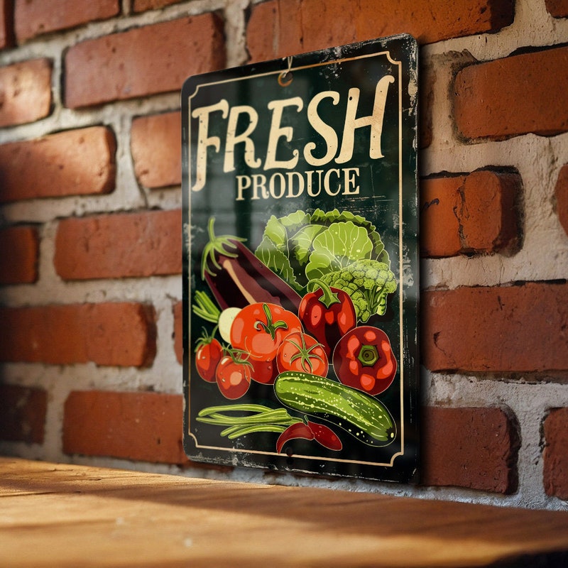 Produce Signs - Etsy