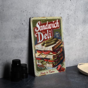 Vintage Style Sandwich Deli Metal Sign, Made to Order, Funny Kitchen ...