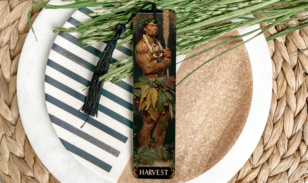 Rongo Maori God, Agriculture Metal Bookmark, Harvest Design ...
