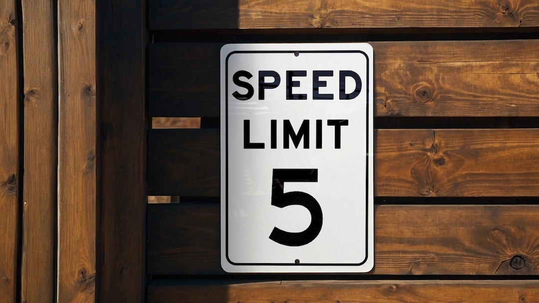Speed Limit 5 MPH Sign - Safe Speed Aluminum Signage for Areas ...