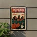 Topeka Kansas Metal Sign – Retro Postage Stamp Design Featuring City ...