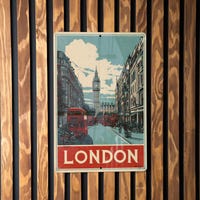 London Street Sign, Custom London Sign, UK Street Sign, United Kingdom ...