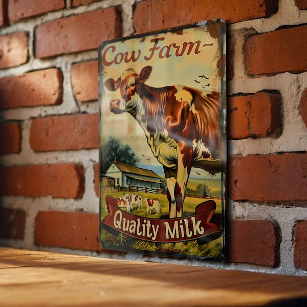 Vintage Dairy Sign - Etsy