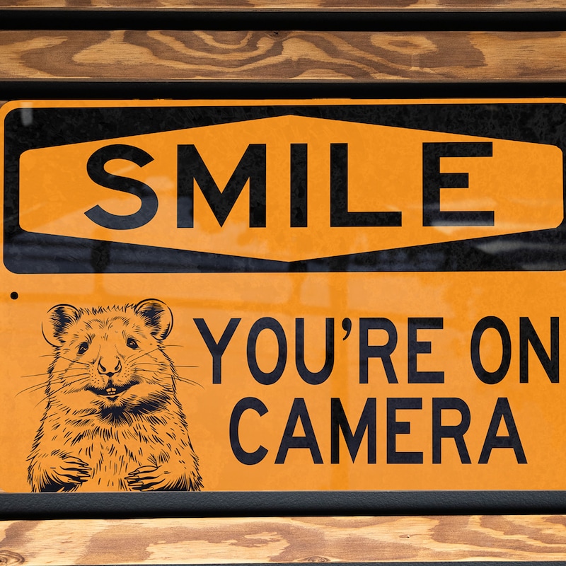 Smile on Camera Sign - Etsy