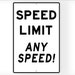 Speed Limit 42 MPH Sign - Aluminum Signage for Special Speed ...