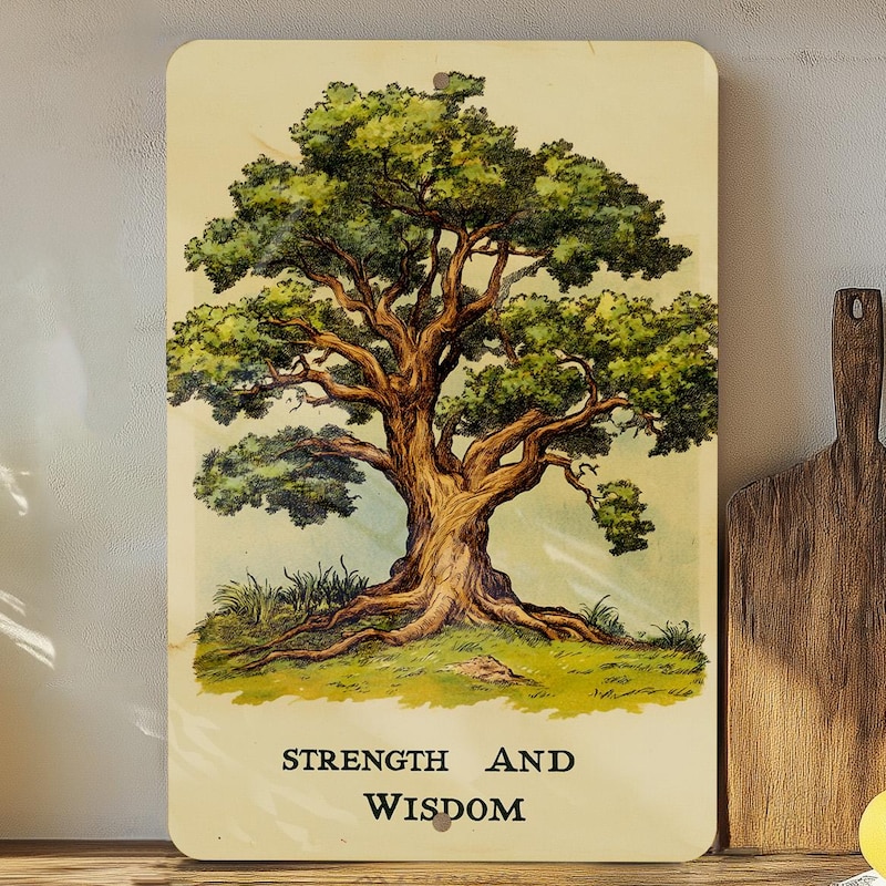 Oak Tree Sign - Etsy