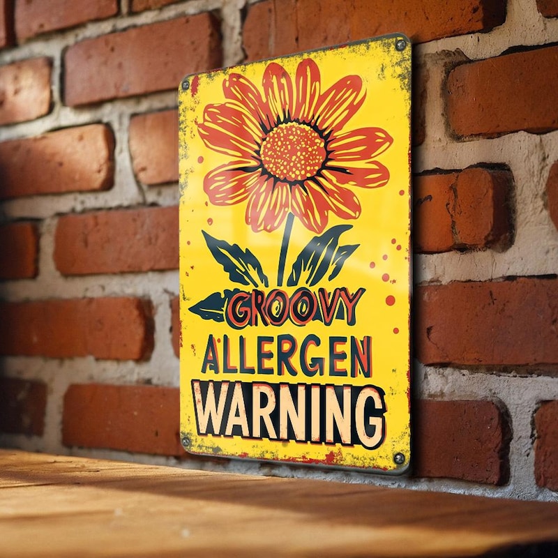 Vintage Warning Sign - Etsy