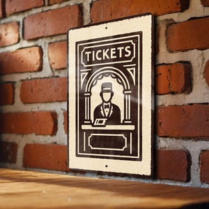 Movie Ticket Sign for Booth - Etsy