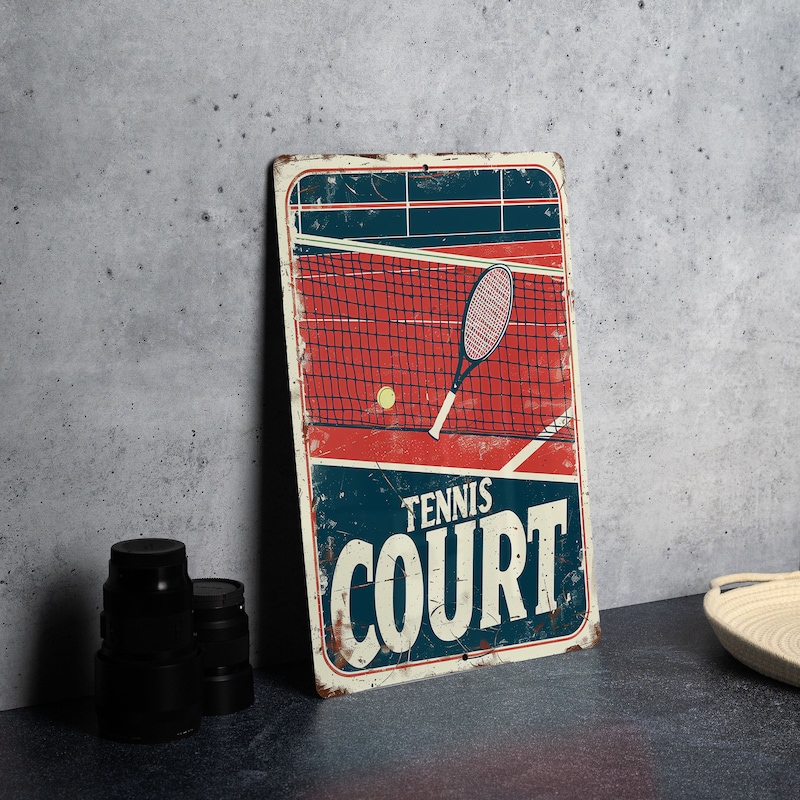 Tennis Metal Wall Art - Etsy