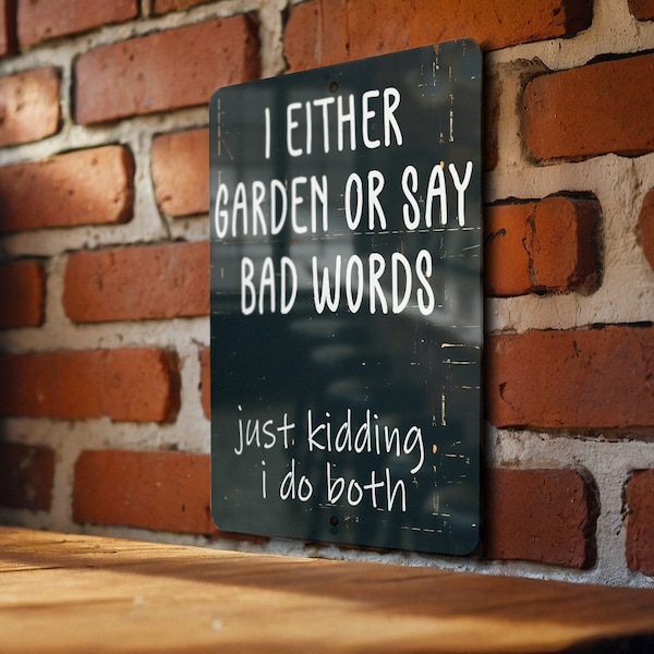 Funny Yard Sign Garden - Etsy