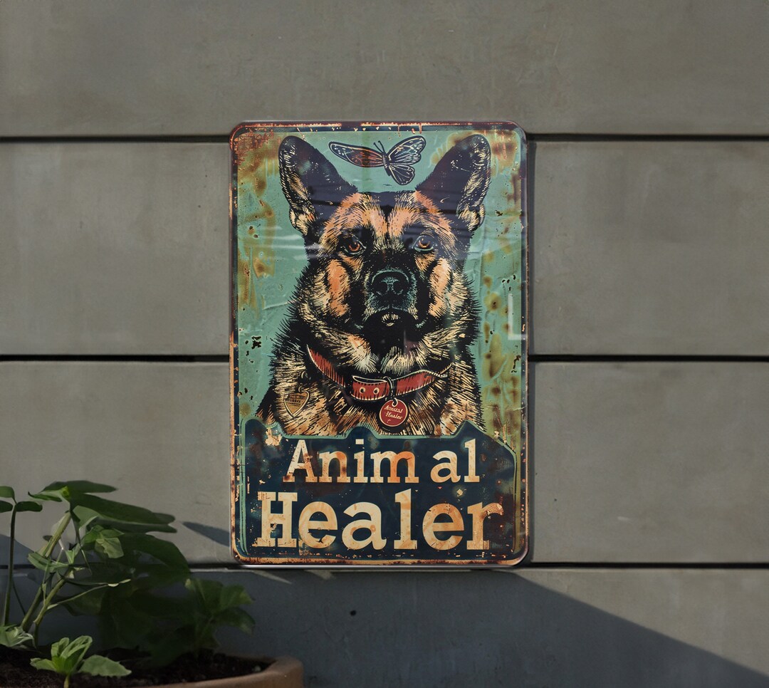 Metal Sign Veterinary Care, Animal Healer Gift, Pet Doctor Decor ...