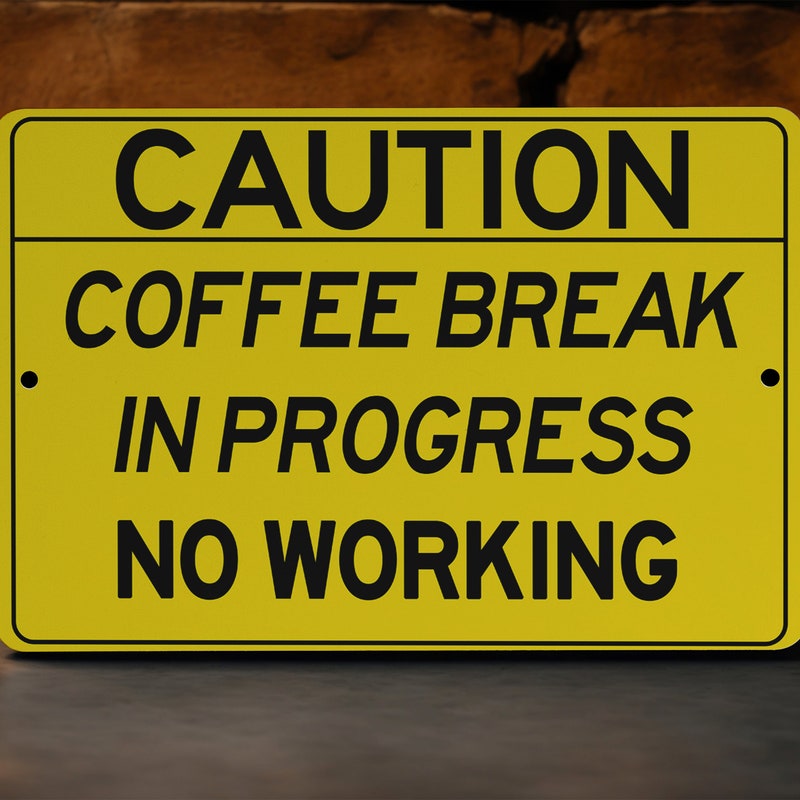 On a Break Sign - Etsy