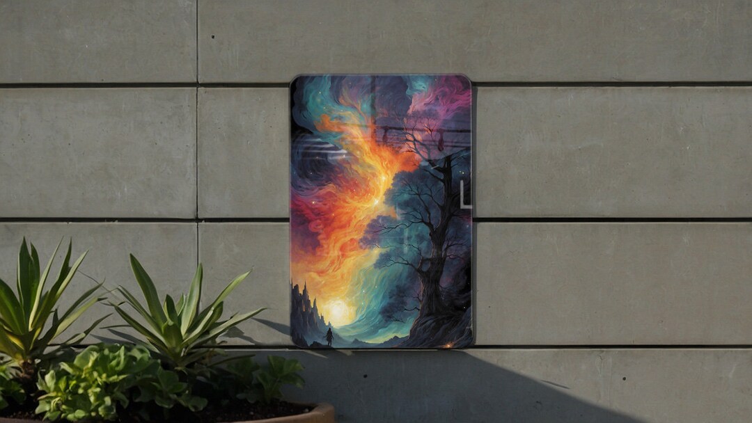 Fantasy Abstract Wall Art Metal Sign - Dreamy Landscape, Enchanted Art ...