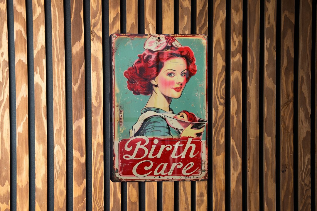 Midwife Birth Care Vintage Metal Sign - Midwife Gift, Home Decor, Wall ...
